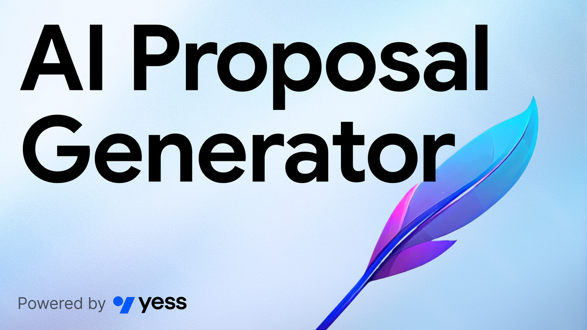 ⚡️ New release: AI Proposal Generator